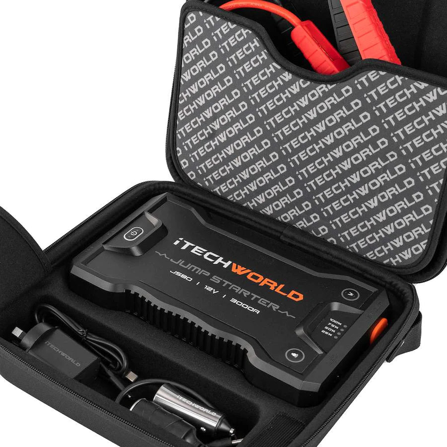 iTechWorld JS80 3000Ah Portable Jump Starter Backup Power Bank with He ...