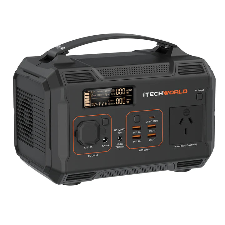 iTechworld PS300 Portable Lithium Power Station 300W – Campera